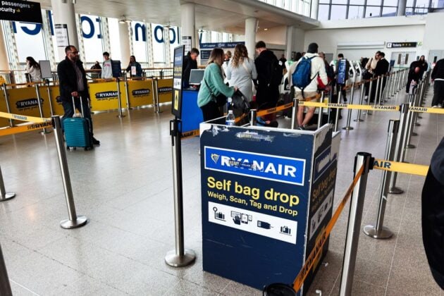 Ryanair passt Check-in-Regeln am Flughafen an
